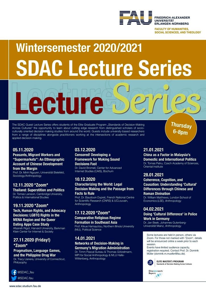 SDAC Guest Lectures