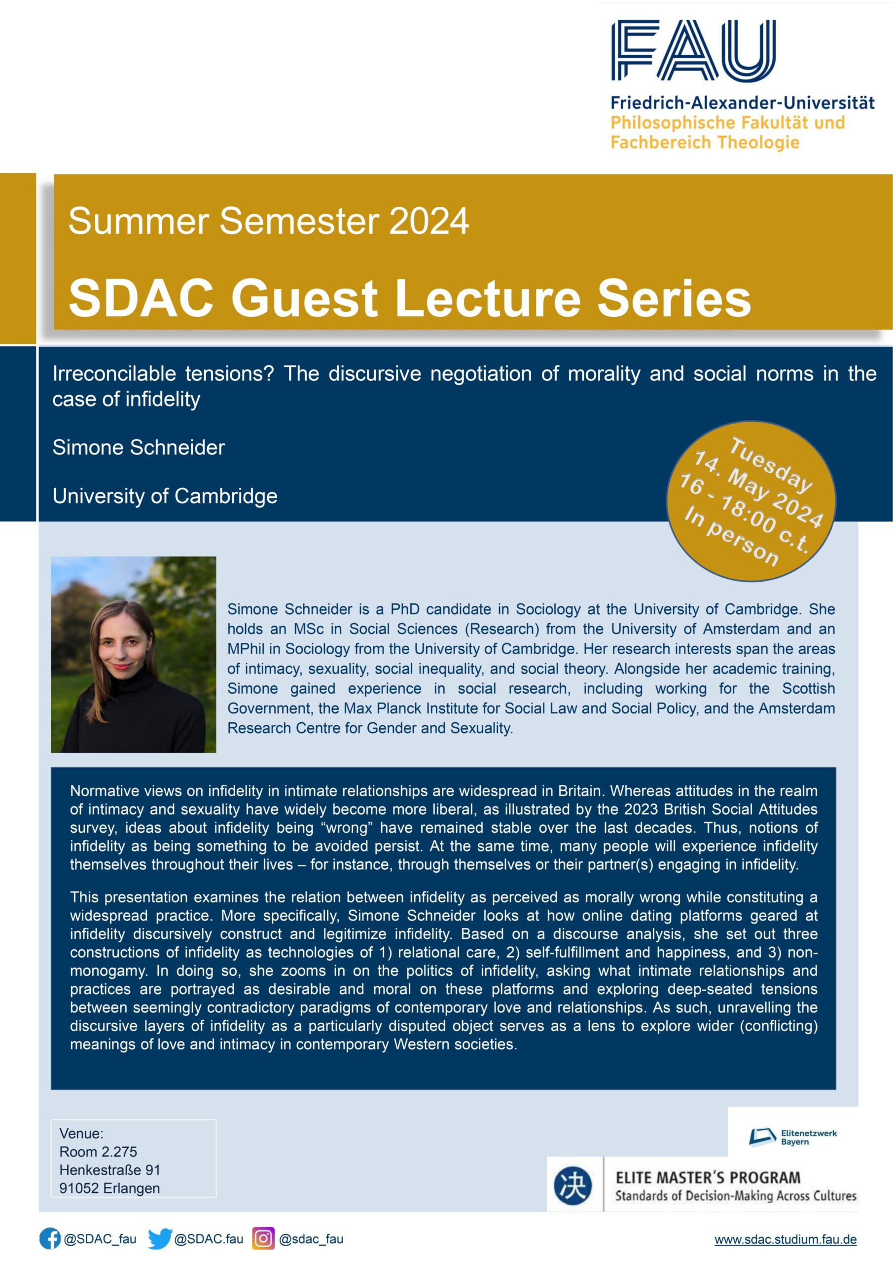 Public: Guest Lecture: Simone Schneider